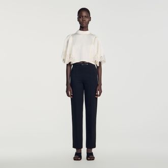 Sandro Pantalon droit stretch