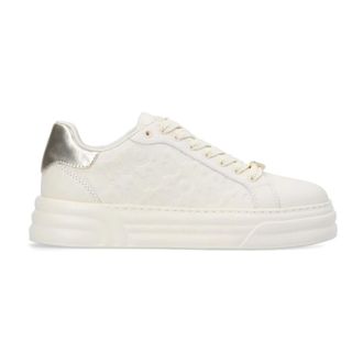 Liu Jo Monogramm-Print Plateau-Sneakers - - Shoes - Damen - Beige - 37 EU