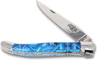 Forge de Laguiole Taschenmesser SEIZE VEGA - 11 cm Griff Acryl - Klinge 9 cm und Backen glänzend - Messer Frankreich