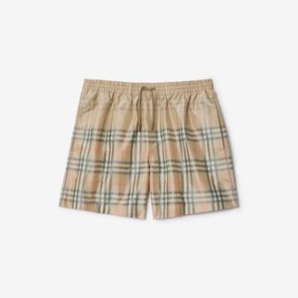 Burberry Short de bain Gradient Check, Size: XXXL