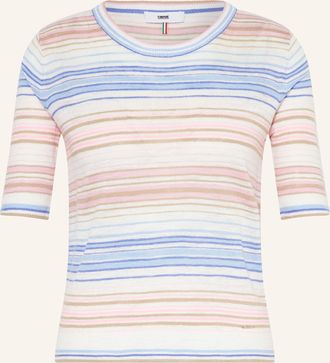 Cinque Cinque Strickshirt Cirosana Mit Leinen weiss