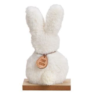 Matches 21 matches21 Flauschige Dekofigur Osterhase aus Plüsch Osterdeko Hase Ostern Deko Hasenfigur Frühlingsdeko weiß 20x36x5 cm