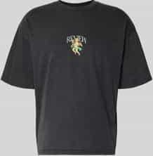 Review T-Shirt mit &uuml;berschnittenen Schultern