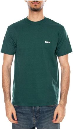 Obey Homme, Tops, Vert, Taille: L In Bloom T-shirt