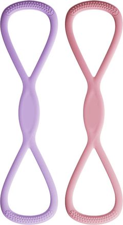 Generic 8 Shaped Elastic Workout Band - Fitness Exercise Bands for Women | Portable Resistance Equipment for Yoga, Stretching, Strength Training, Chest, Arm, 