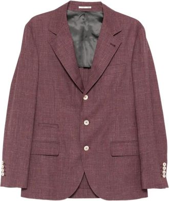 Brunello Cucinelli Homme, Vestes, Rouge, Taille: XL Blazer