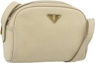 Saint Laurent Sac bandouli&egrave;re vintage Pre-owned - Femme - Pre-owned - Beige - Taille: ONE Size