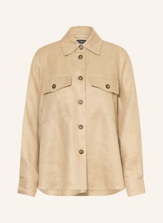 Max Mara Weekend Max Mara Hemdbluse Pomposa Aus Leinen beige