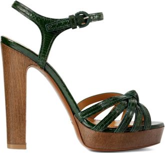 Ralph Lauren Collection Kieran Sandalen 125mm - Grün