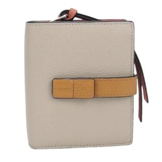 Loewe Portefeuille Bi-fold Pre-owned - Femme - Pre-owned - Beige - Taille: ONE Size