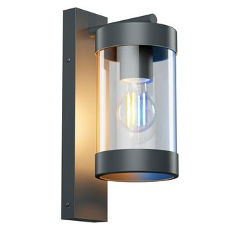 LEDs Com Wandleuchte LAIFA, anthrazit matt, rund, inkl. E27 Lampe, Smart Home (warmweiß-kaltweiß, 7W, 1005lm)