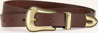 Abro Abro Lederg&uuml;rtel braun