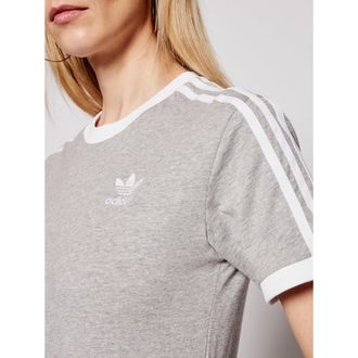 adidas T-Shirt adicolor Classics 3-Stripes GN2909 Grau Regular Fit