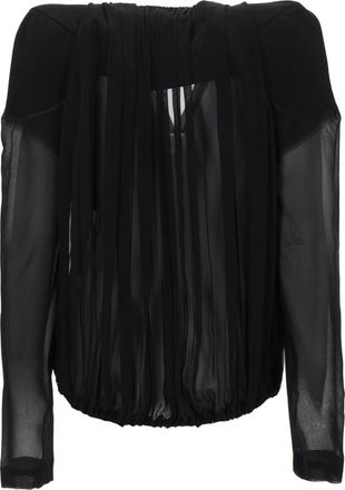 Rick Owens Silk-Lined Cotton Jacket - Black