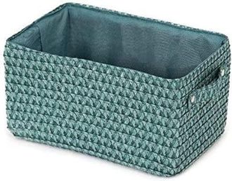 Compactor RAN9699 Lilou Aufbewahrungskorb mit Griff, 23 x 15 x 12 cm, Gr&uuml;n