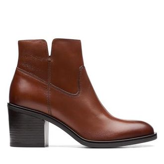 Clarks Valvestino Lo Bottes en cuir marron fonc&eacute;, marron, 40 EU