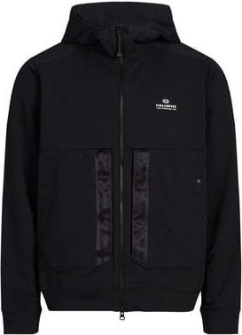 Parajumpers Sweat zipp&eacute;e &agrave; capuche en coton m&eacute;lang&eacute;