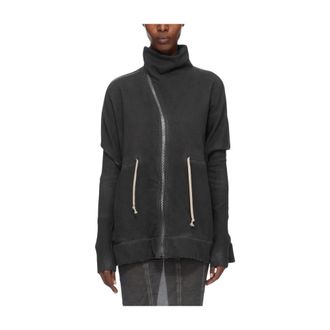 Rick Owens Mountain Jacket - - Sweatshirts & Hoodies - Damen - Schwarzk - XS