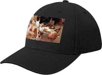 Generic Casquette de baseball Kitty Comes for High Tea Casquette de baseball de luxe pour homme Casquette tactique militaire Casquettes de sport V&ecirc;tements de 