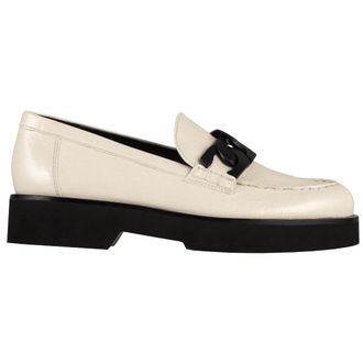 H&ouml;gl Damenloafer aus glattem Leder - - Shoes - Damen - Beige - 41 1/2 EU