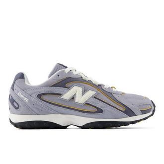 New Balance Unisexe 204L en Gris/Jaune, Cuir, Taille 37.5
