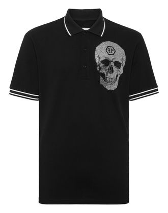 Philipp Plein Poloshirt Ss Skull