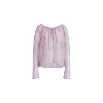 Alberta Ferretti Spring blooms Blouse - - Blouses & Shirts - Damen - Rosa - L