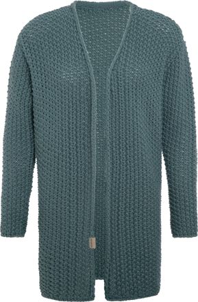 Knit Factory Carry Strickjacke - Mittellange Damen Strickjacke - Cardigan mit Wolle - Hochwertige Qualit&auml;t - Laurel - 40/42