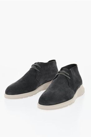 Corneliani Suede Ankle Boots with Rubber Sole size 42
