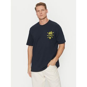 adidas T-Shirt Street B JP4500 Dunkelblau Loose Fit