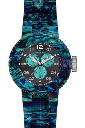 Invicta Pro Diver 50209 Herrenuhr - Quarzwerk - Edelstahl mit schwarzem Zifferblatt - 52 mm