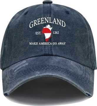 Generic Casquette Make America Go Away, casquette Greenland, casquette de baseball Make America Go Away, Navy-PN-1, 53
