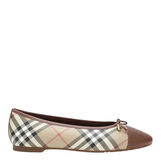 Burberry Ballerines Highgate - Femme - Chaussures - Beige - Taille: 38 1/2 EU