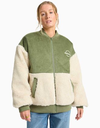 Billabong New Wave - Oversize-Bomberjacke in Whitecap-Wei&szlig;