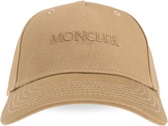 Moncler Femme, Accessoires, Beige, Taille: ONE Size Casquette Beige avec Logo Brod&eacute; et Sangle R&eacute;glable