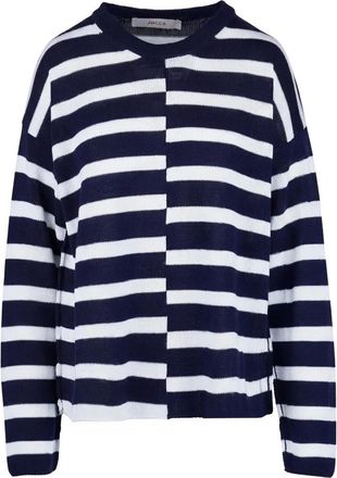 Jucca Femme, Pulls, Multicolore, Taille: 36 FR Pull ras du cou &agrave; rayures contrast&eacute;es