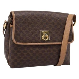Celine Sac bandouli&egrave;re vintage Pre-owned - Femme - Pre-owned - Brun - Taille: ONE Size