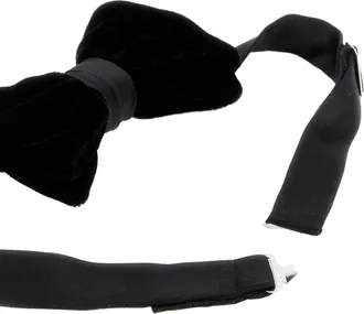 Giorgio Armani Mens Bow Tie Nero Cravatte E Papillon Ties