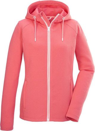 Killtec Strickjacke KOS 33 WMN FLX JCKT Damen Powerstretchjacke mit Kapuze, Taschen, Kinnschutz