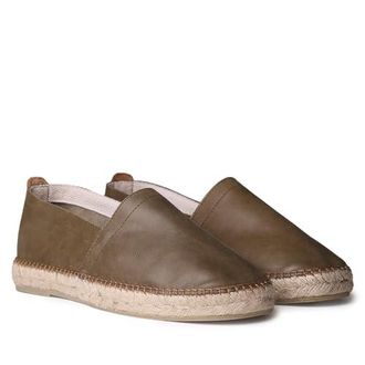 Toni Pons Marc Espadrilles en cuir pour homme, vert, 45 EU