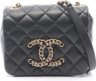 Chanel Pre-owned Matelasse As2599 Sac bandouli&egrave;re - Femme - Pre-owned - Noir - Taille: ONE Size