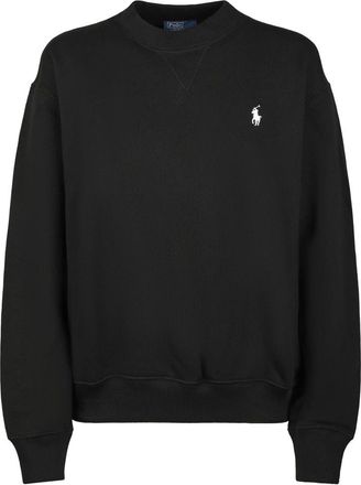 Polo Ralph Lauren Femme, Sweatshirts et sweats &agrave; capuche, Noir, Taille: 36 FR SweaT-shirt ras du cou
