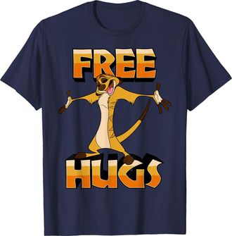 Disney The Lion King Timon Free Hugs Portrait T-Shirt