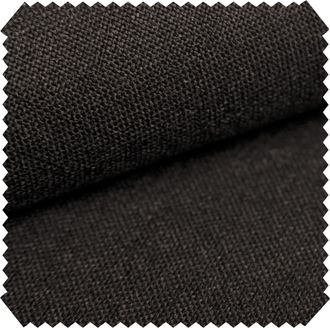 Novely AUEN Premium Möbelstoff - Robuster Webstoff - Fein Gewebter Polsterstoff - Pflegeleichte Meterware 1lfm | Farbe: 05 Dunkelbraun