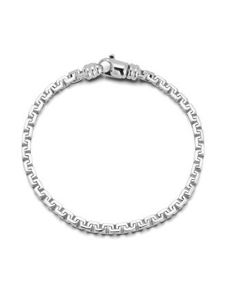 Mateo Bijoux bracelet Square Link en argent sterling