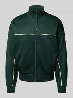 Lacoste Loose Fit Sweatjacke mit Baumwoll-Anteil