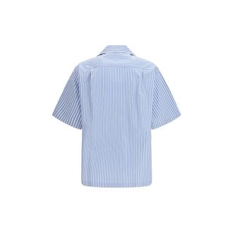Dolce & Gabbana Mens Blue Cotton Shortsleeve Shirt
