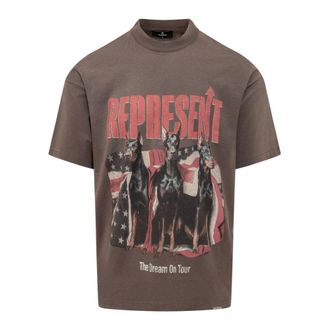 Represent Graphic-T-Shirt mit entspanntem Schnitt - - Tops - Herren - Schwarzk - M