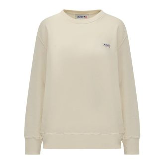 Autry Femme, Sweatshirts et sweats &agrave; capuche, Beige, Taille: 44 FR SweaT-shirts