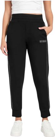 Guess Femme, Pantalons, Noir, Taille: 38 FR New Victoire Scuba Pant